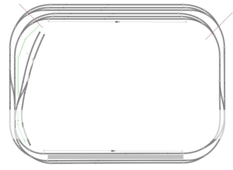 Driehuizen - Baanplan H0