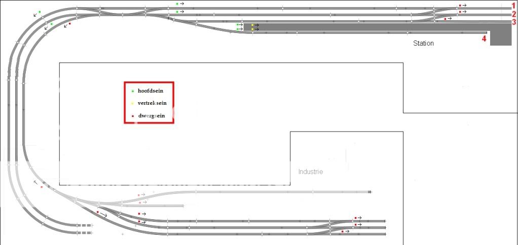 Driehuizen - Baanplan H0